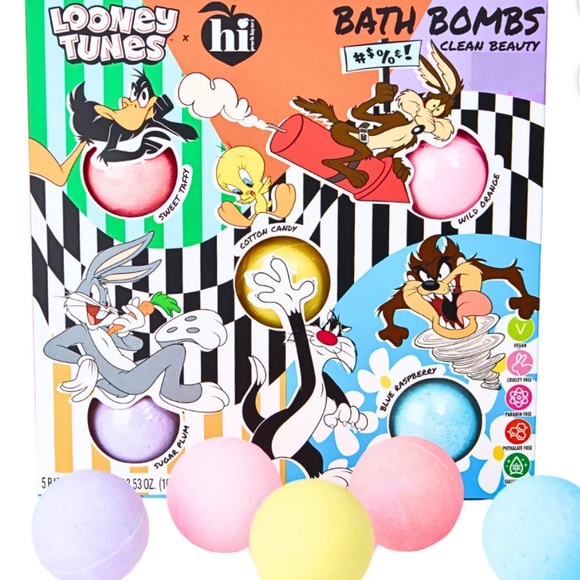 Warner Bros. | Bath & Body | Hi Peach Layne X Looney Tunes 5piece Bath ...
